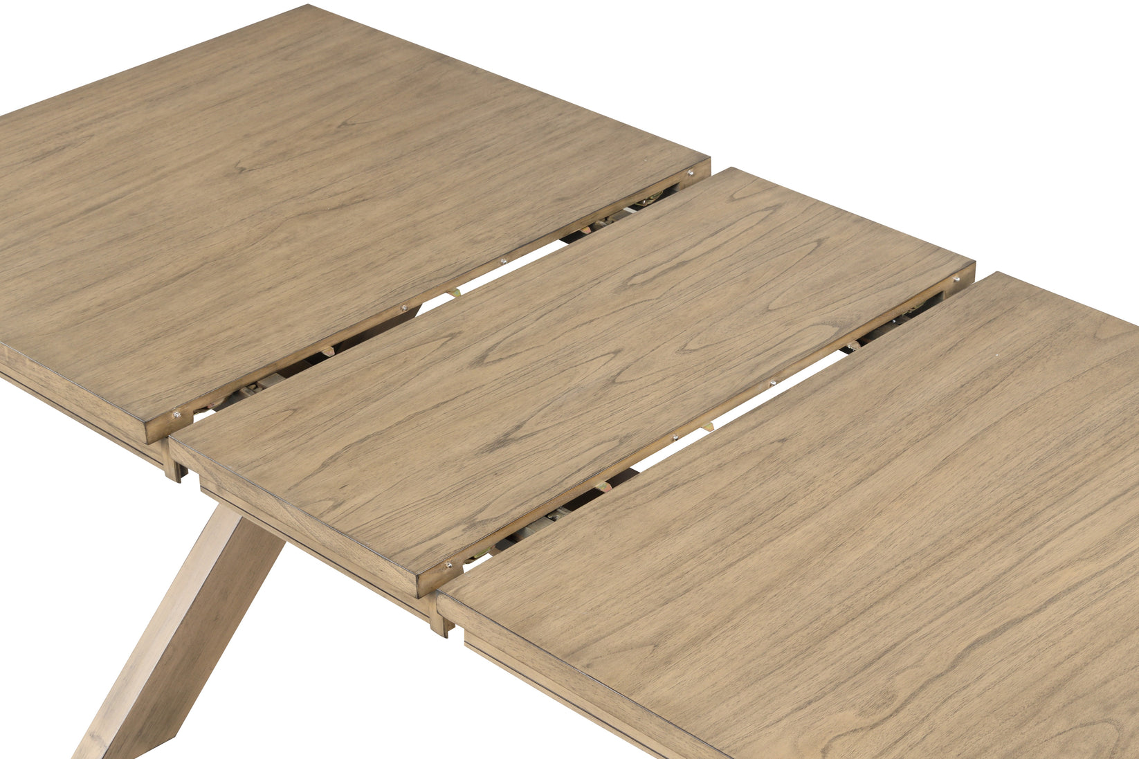 Raven Wood 9-Piece Dining Set, Extendable Trestle Dining Table with 8 ...